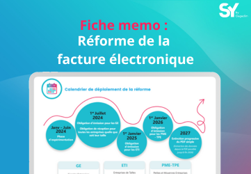 Fiche mémo Réforme de la facture électronique